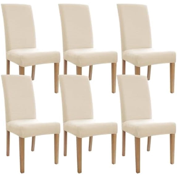 Dining Room Chair Covers,Chair Covers Set of 6, Soft And Stretchy,Cat ...