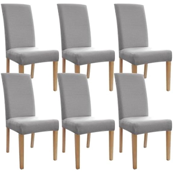 Dining Room Chair Covers,Chair Covers Set of 6, Soft And Stretchy,Cat ...