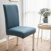 PiccoCasa 4 Pack Jacquard Stretch Armless Chair Covers for Dining Room ...