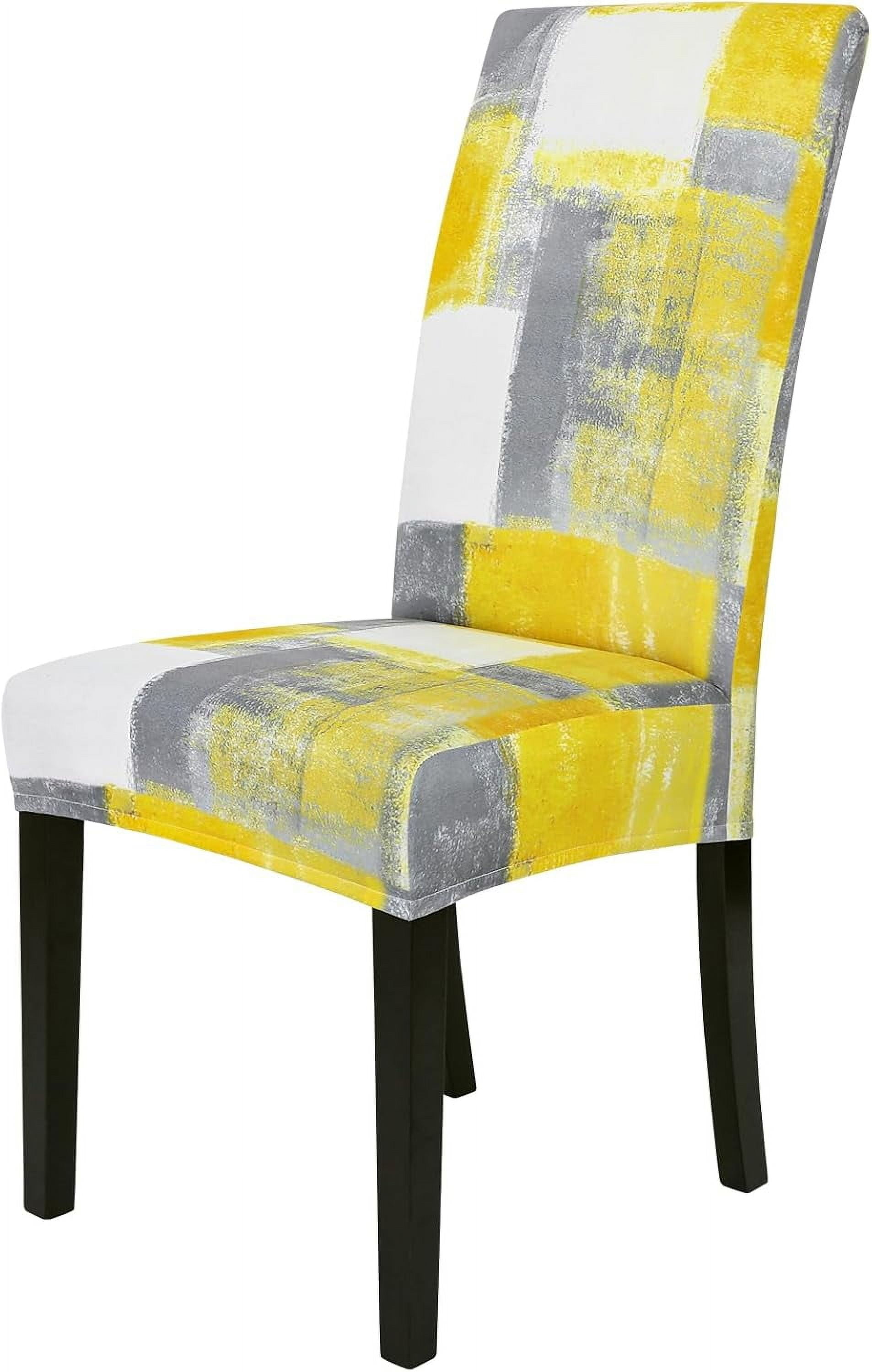 Dining Room Chair Covers Set of 6, Stretch Parsons Chair Slipcovers Universal Removable Washable ...