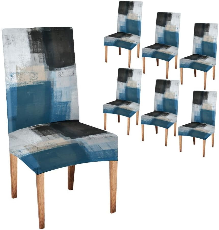 Dining Room Chair Covers Set of 6 Removable Washable Parson Chair ...