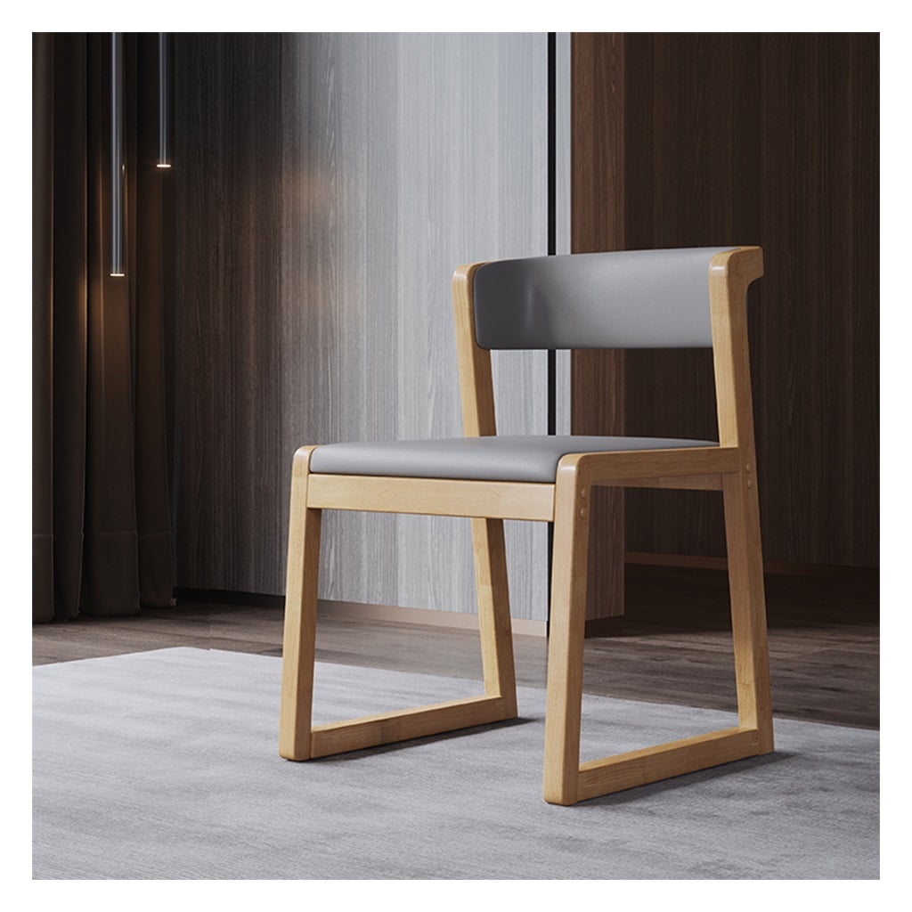 Dining Room Chairs Modern, Bedroom Chair For Adults, Leather Armless ...