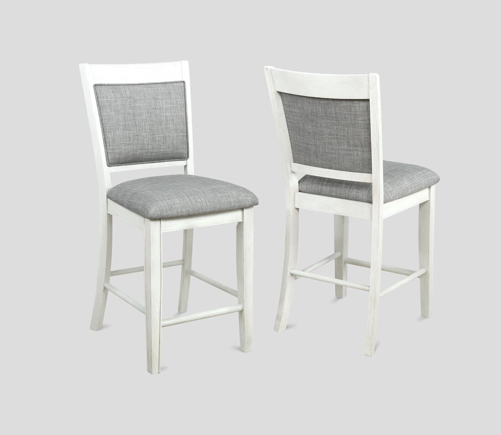 Dining Room Furniture Farmhouse Style Counter Height Dining Chairs 6pc ...