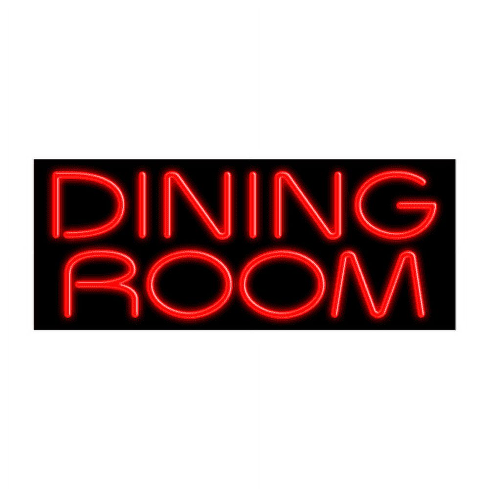 Dining Room-Glass Neon Sign Made in USA - Walmart.com