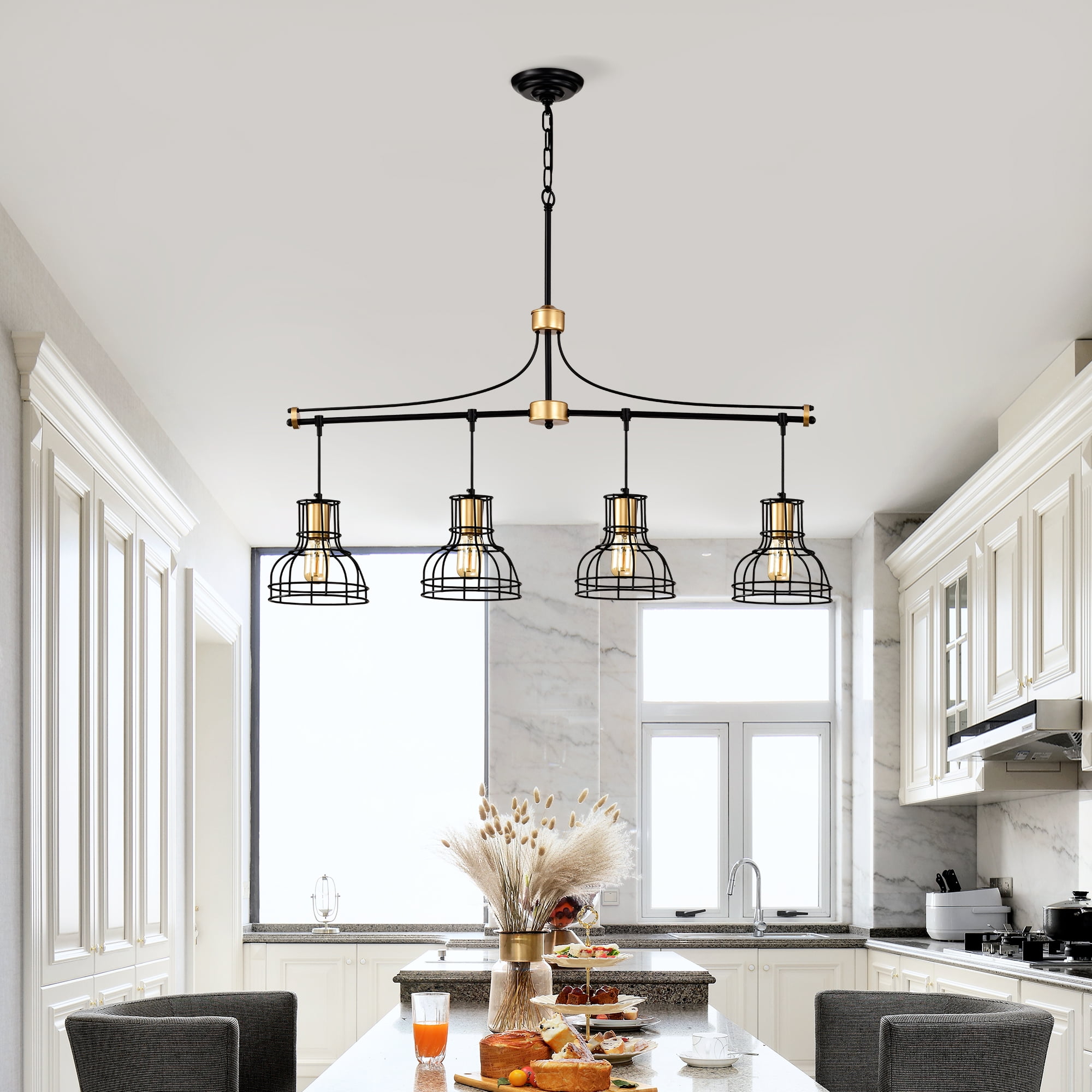 Dining Room Light Fixture/Chandelier Over Table,40-Inch Hanging for ...