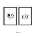 Dining Room Prints Kitchen Posters Bon Appetit Sign Food Dining Room ...