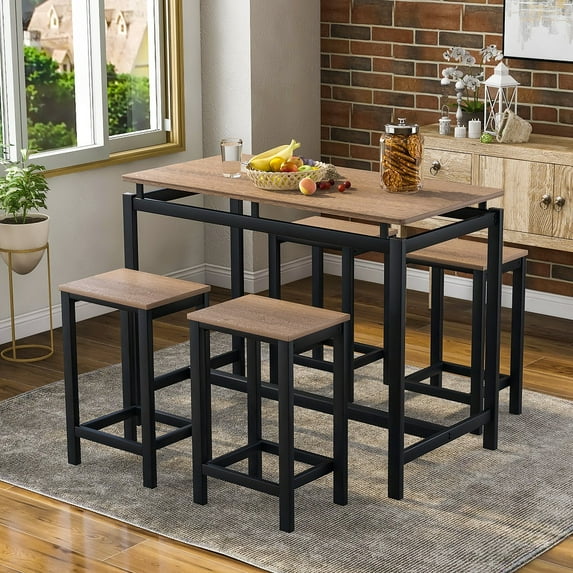 Dining Room Set Counter Height, Dining Table Set for 4, SEGMART Dining ...