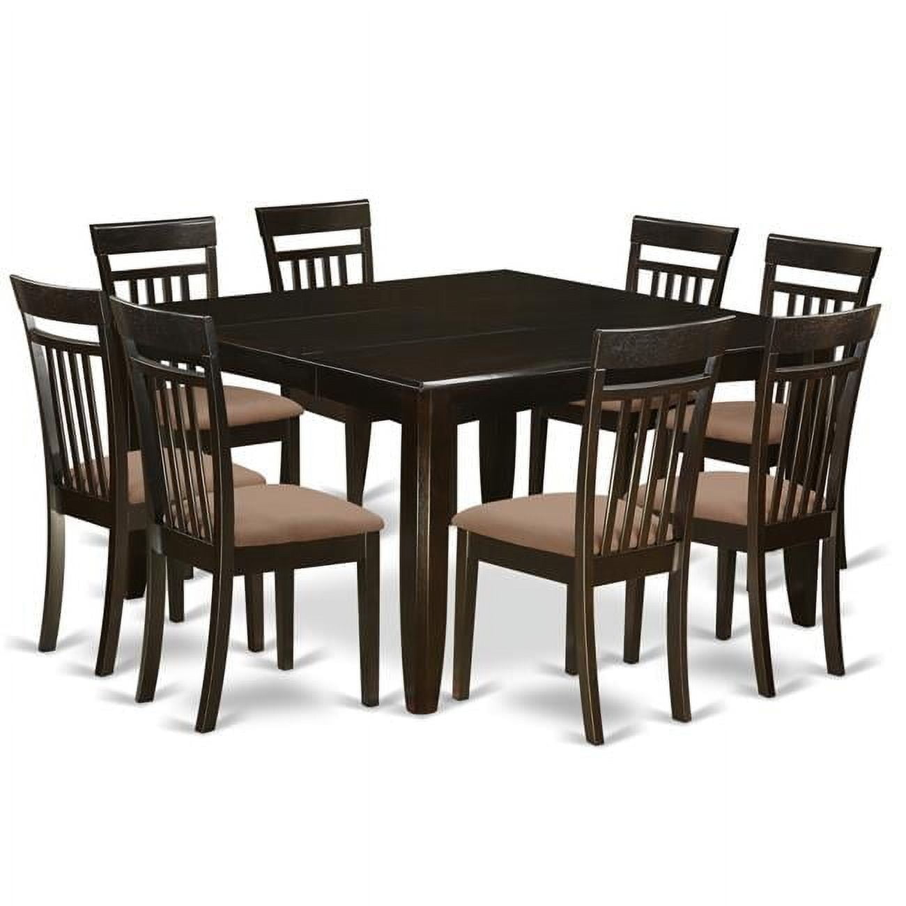 Dining Room Set for 8-Dinette Table with Leaf & 8 Dinette Chairs, 9 ...