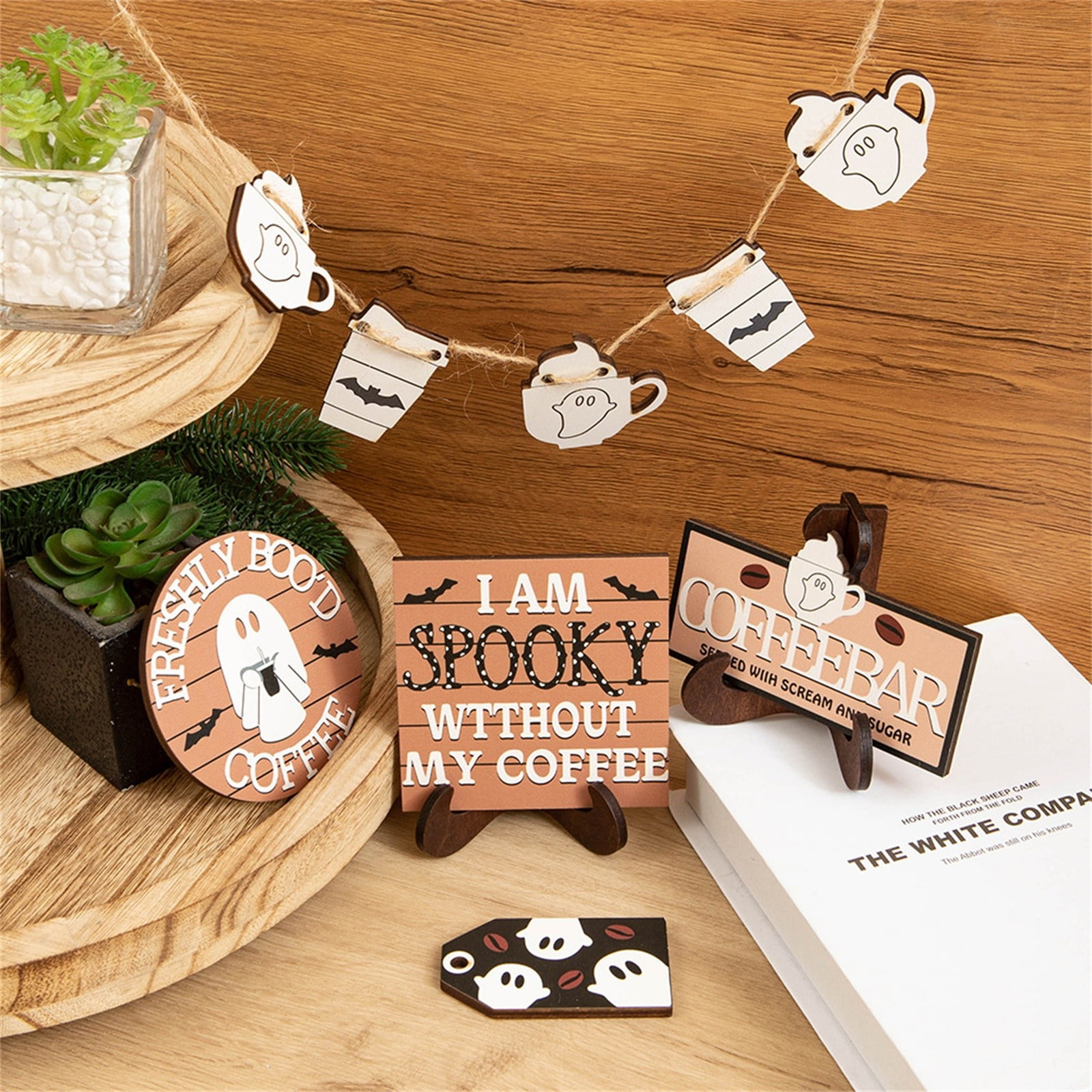 Dining Room Table Decorations Centerpieces Tray Decorations for Wooden ...