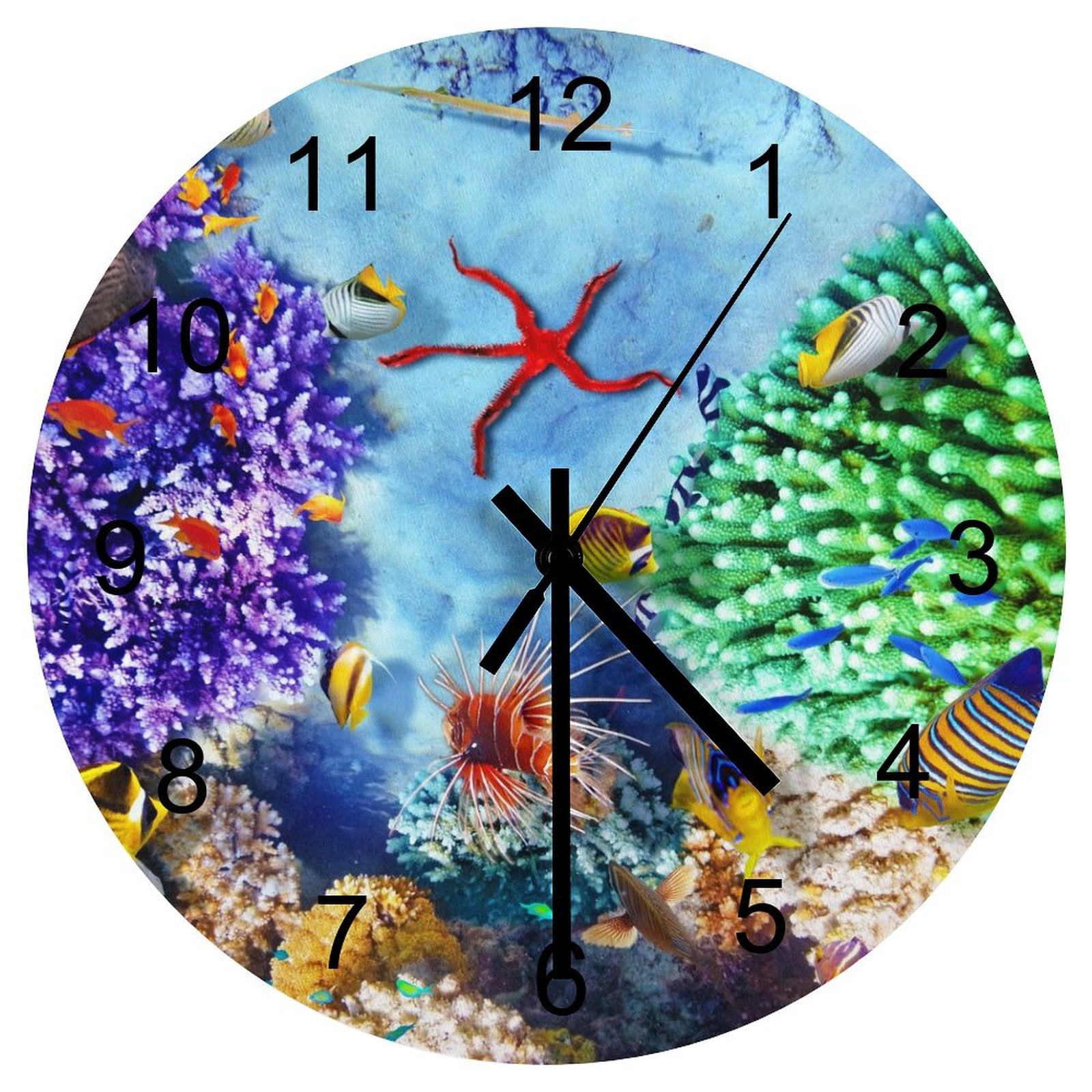 Dining Room Wall Clock Fascinatingly schools Clocks 12 inch Silent Wood ...