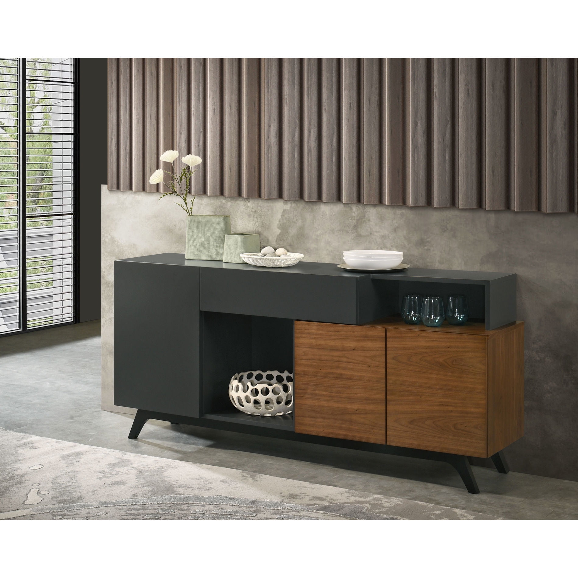 Dining Server | Two - tone Design for Dining Area, Smooth - operating ...