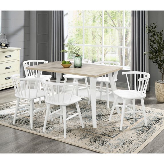 Dining Set | Saber Table Legs | Light Tan Melamine Top - Walmart.com