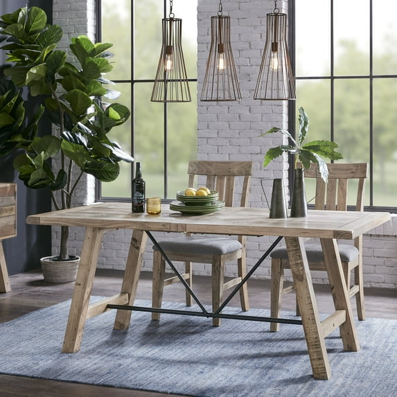 Dining Set / Solid Wood Table with 2 Chairs and Bench / Great for ...