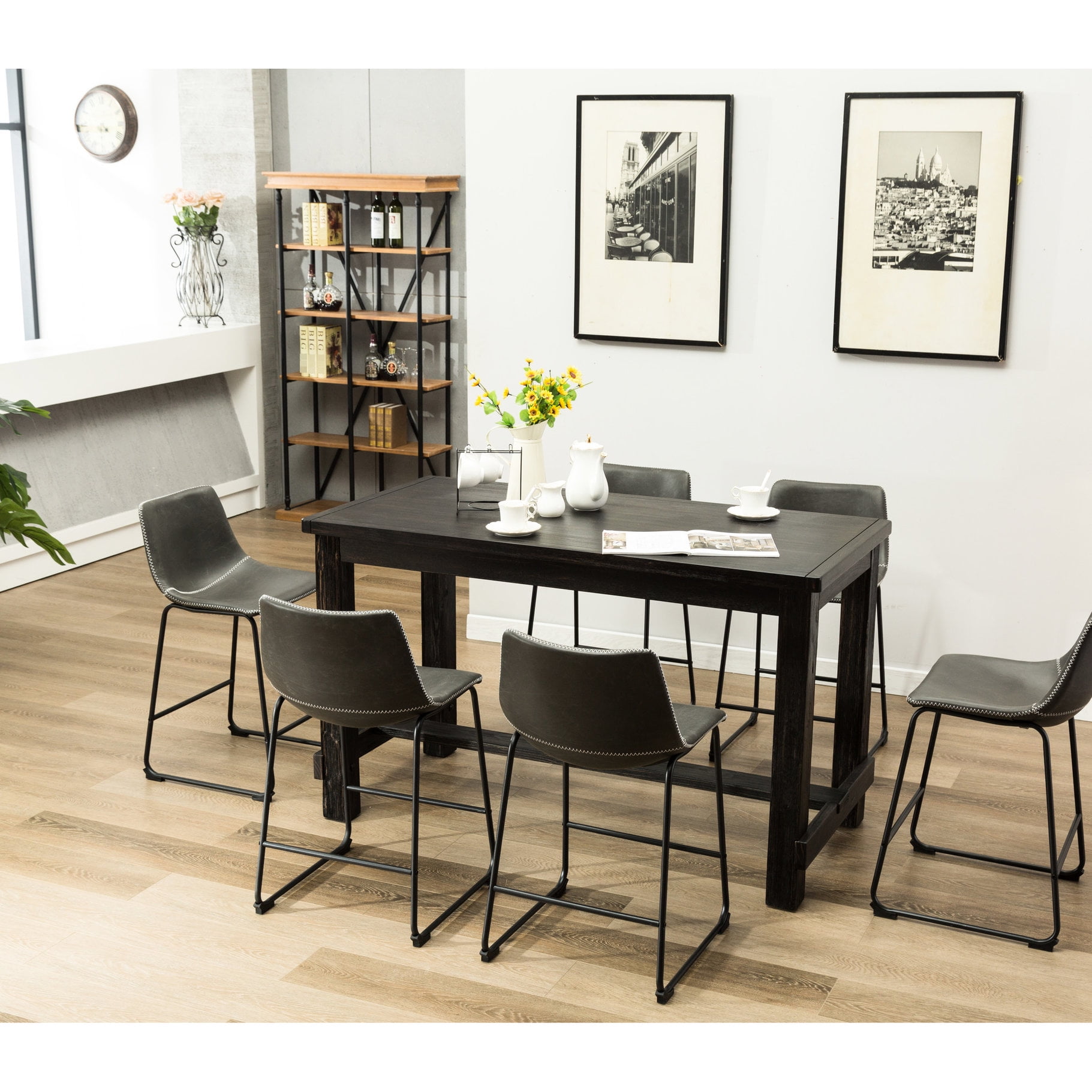 Dining Set with Chairs+Select Veneer Construction"-"Dining Room Setup ...