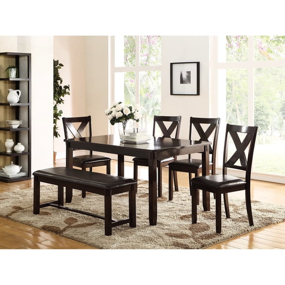Dining Set with Table, Chairs and Bench | Modern Style for Dining ...
