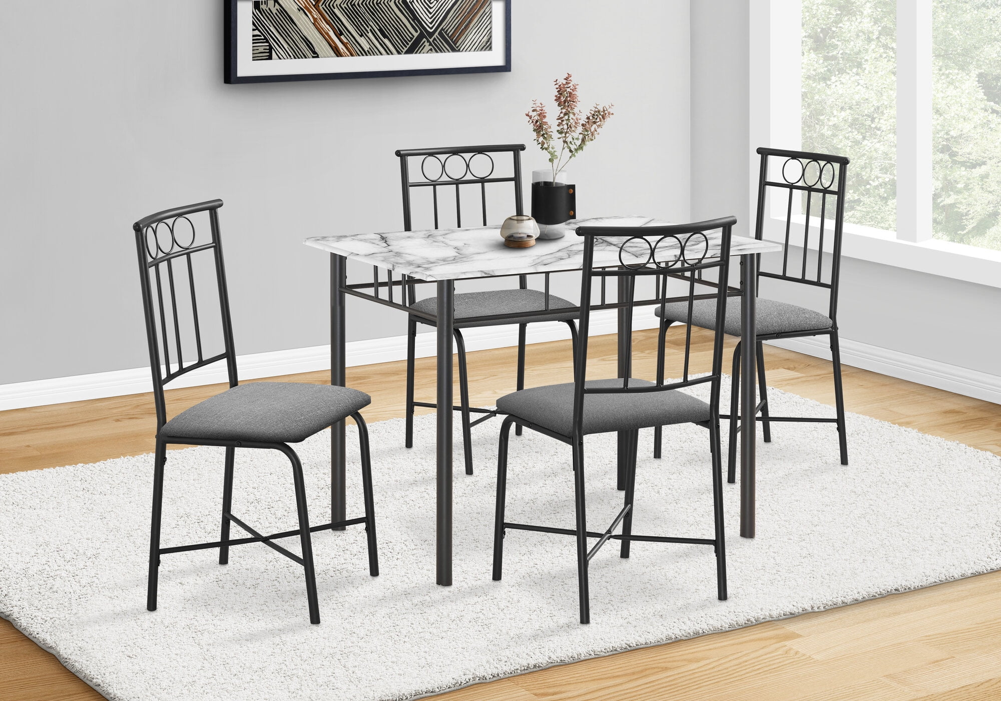 Dining Sets Dining Table Set, 5pcs Set, Small, 40" Rectangular, Kitchen ...