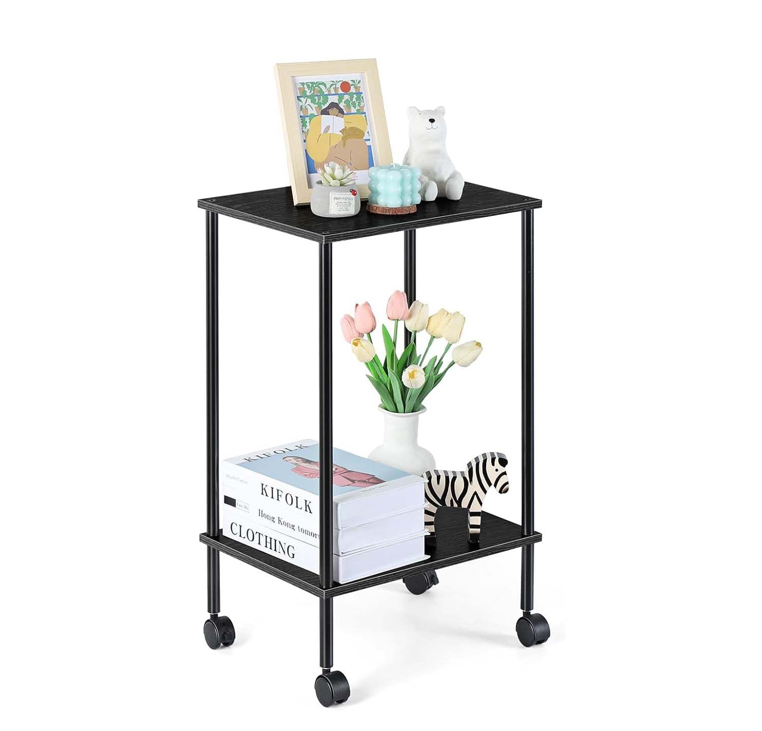 Dining Side Table Living Room Bedside Table (Narrow Spaces) Bedside ...
