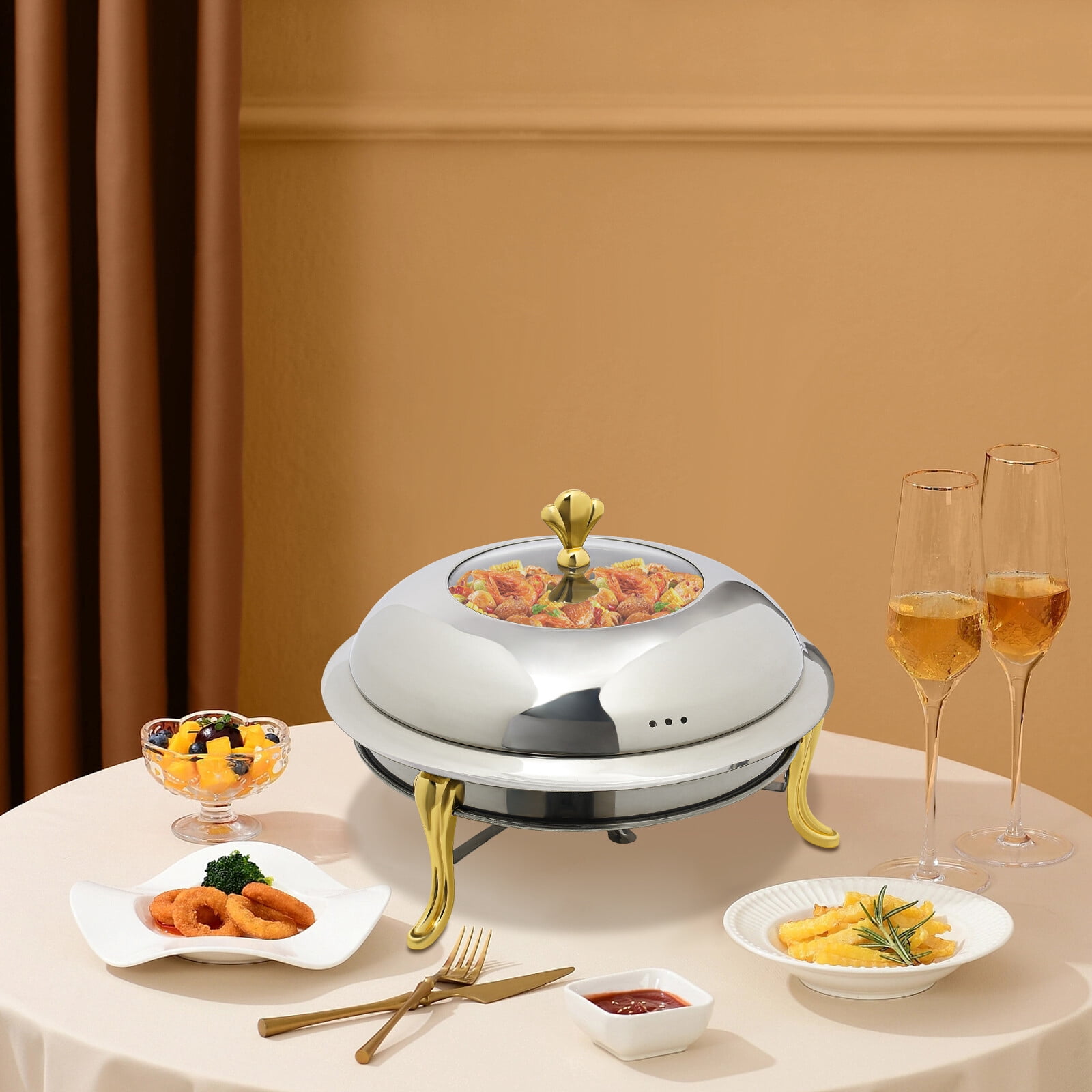 Dining Stove Buffet Set Chafing Dish Food Warmer Alcohol-Fueled ...