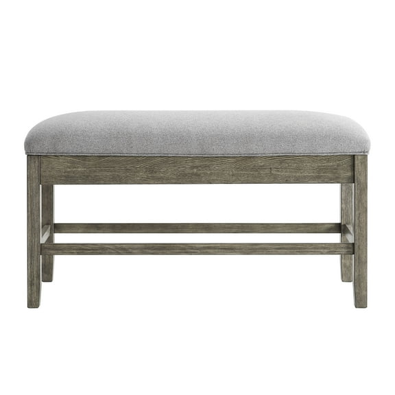 Modrest Jordan 18" Modern Indoor Seat Back, Rubber Wood & Fabric Dining ...
