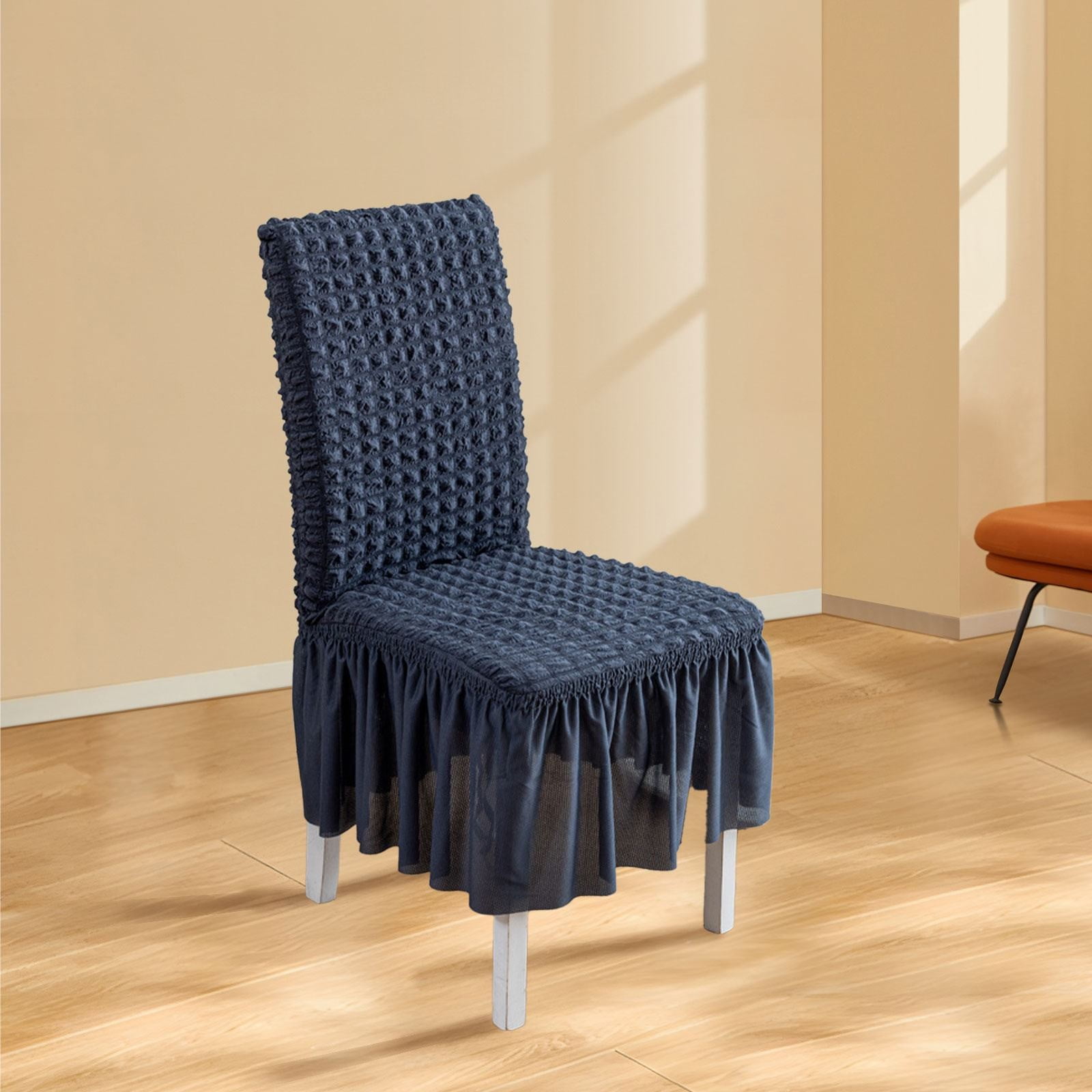 Dining Table Chair Cover,Dark Gray Bubble - Walmart.com