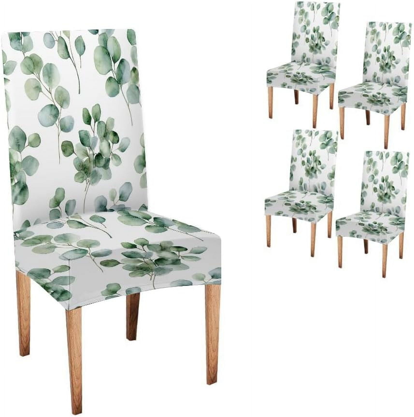 Dining Table Chair Covers Set of 4 Stretch Parsons Chair Slipcovers ...