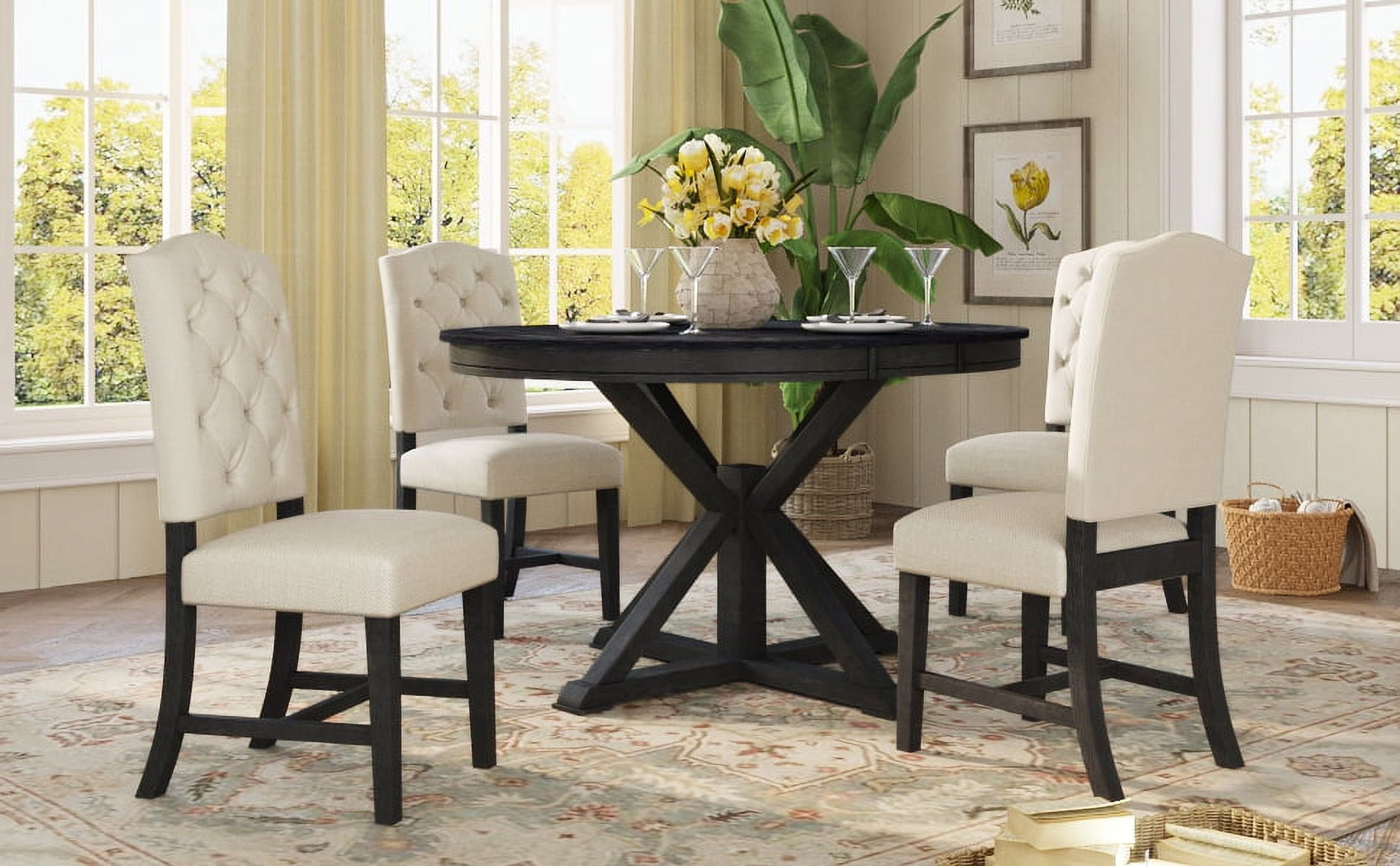 Retro style dining table and chairs store