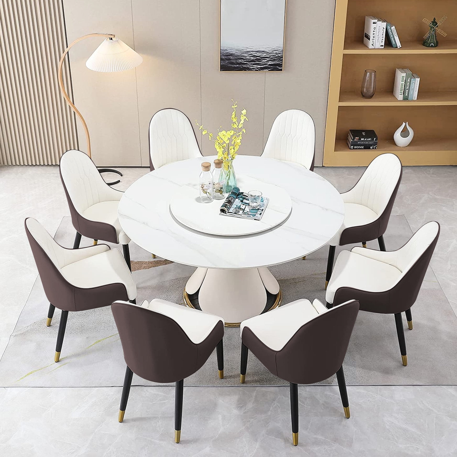 Dining Table / Four - Leaf Clover Shape for Unique Look / Enhances ...