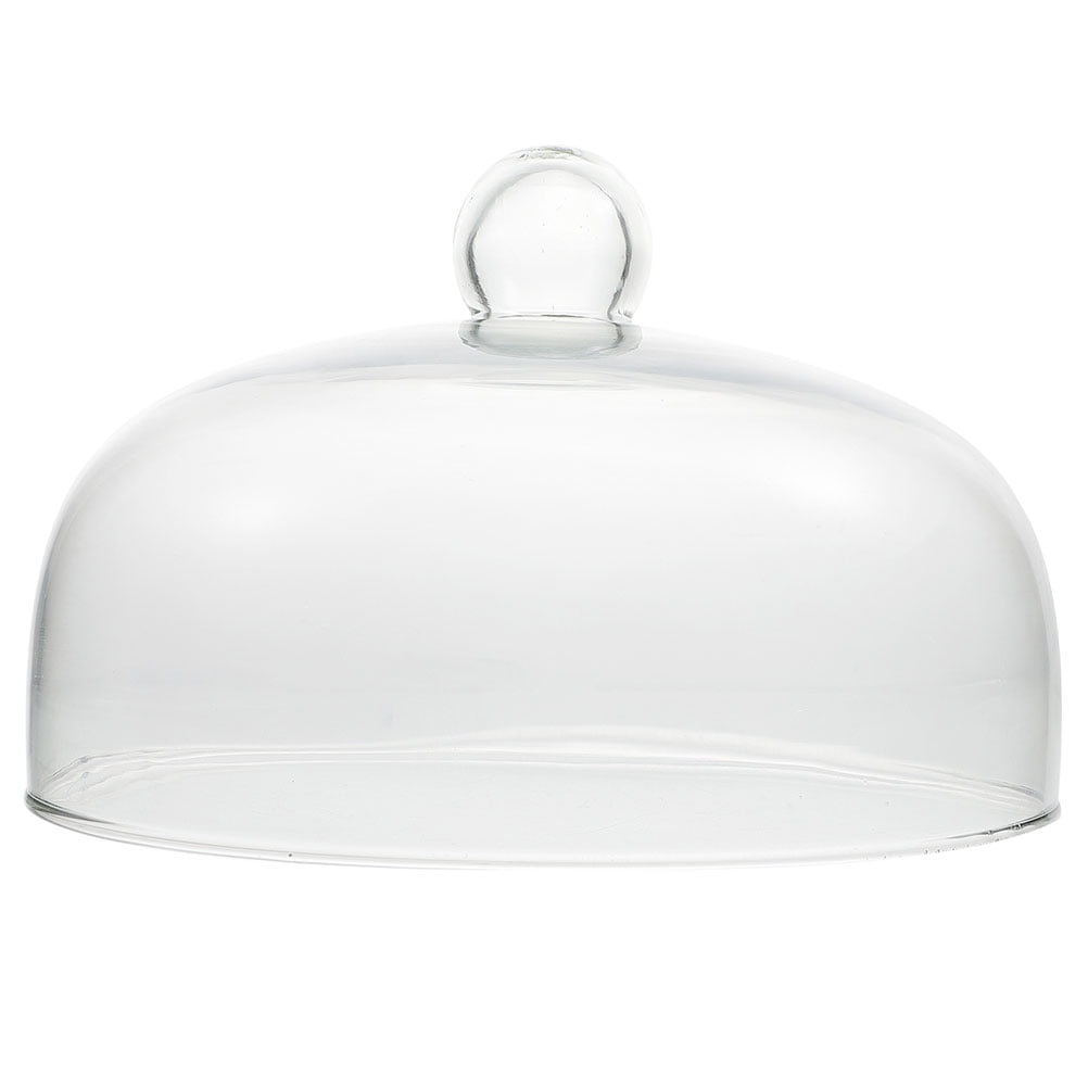 Dining Table Glass Cake Dome Cake Protective Cover Clear Cake Cover ...