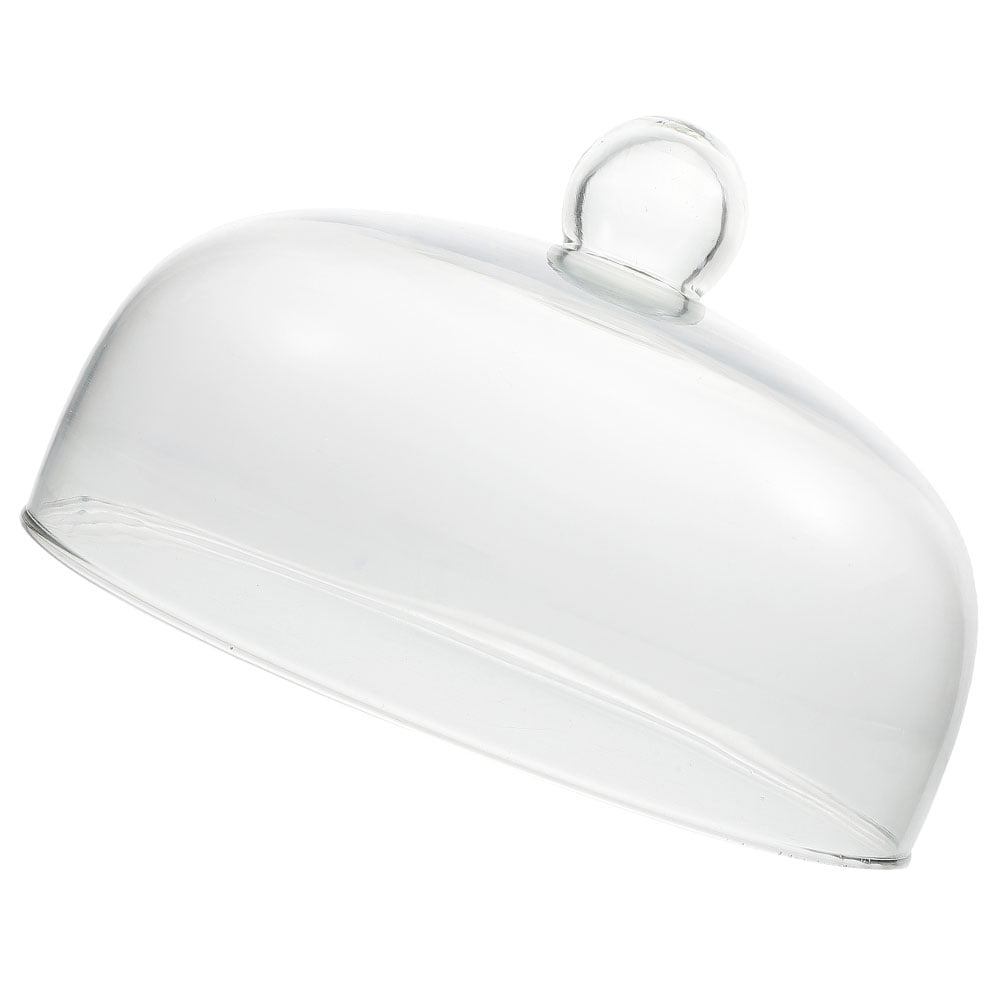 Dining Table Glass Cake Dome Cake Protective Cover Clear Cake Cover ...