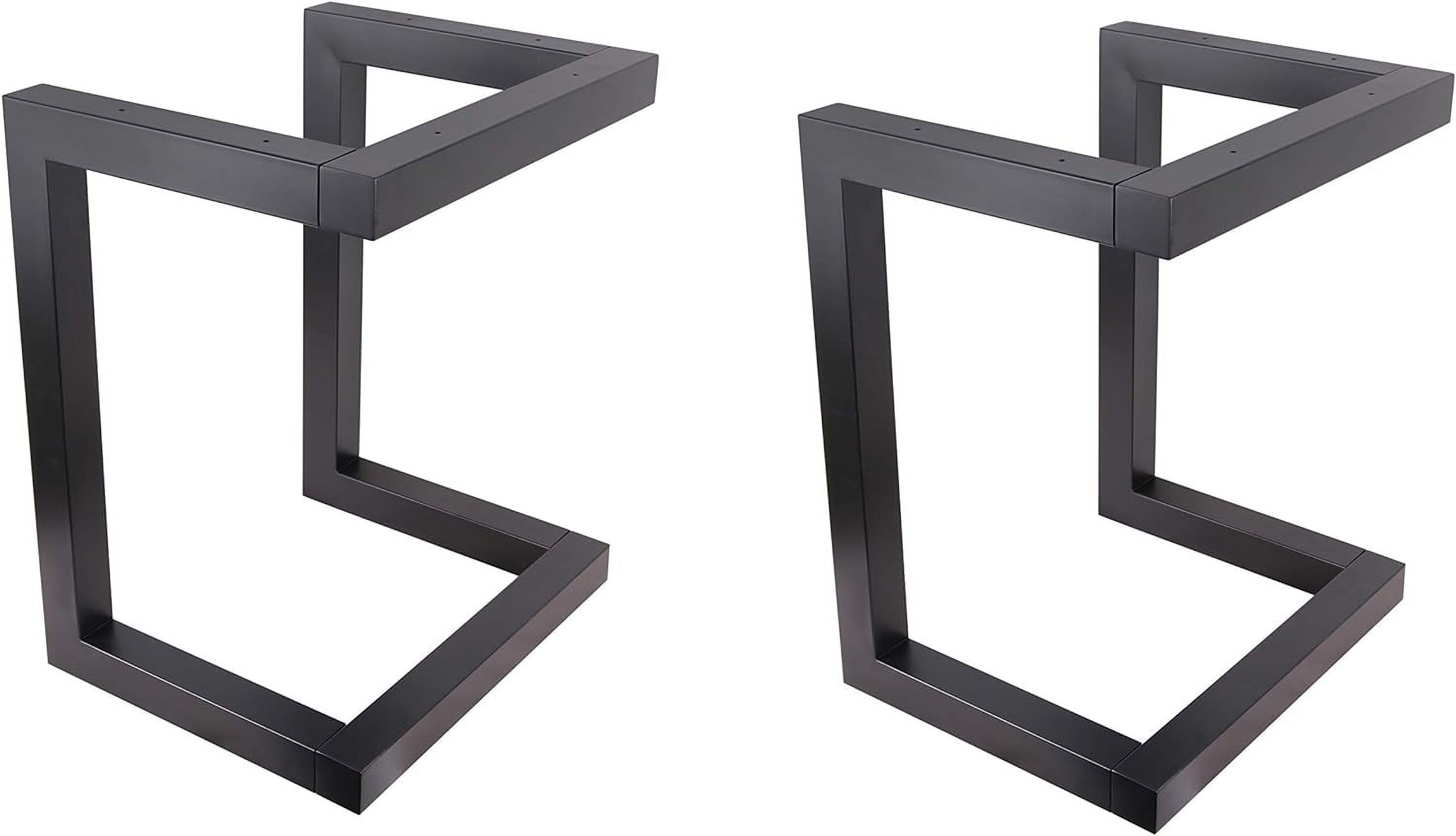 Dining Table Legs - C-Shaped Steel, Country , Office & Computer Desk ...
