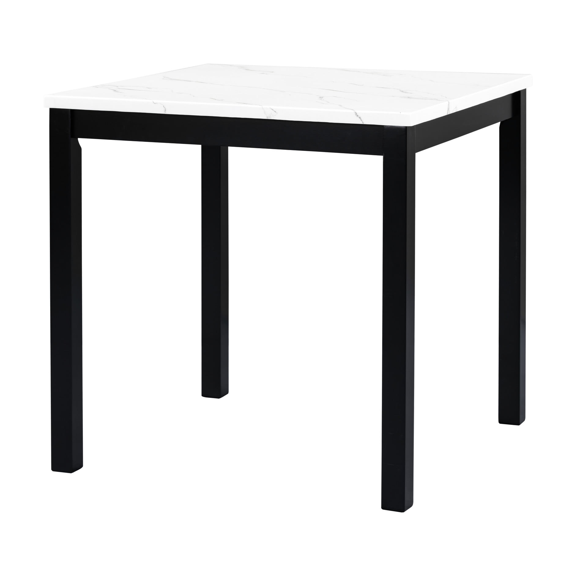 Dining Table Set with Counter Height and Faux Marble | For Joyful ...