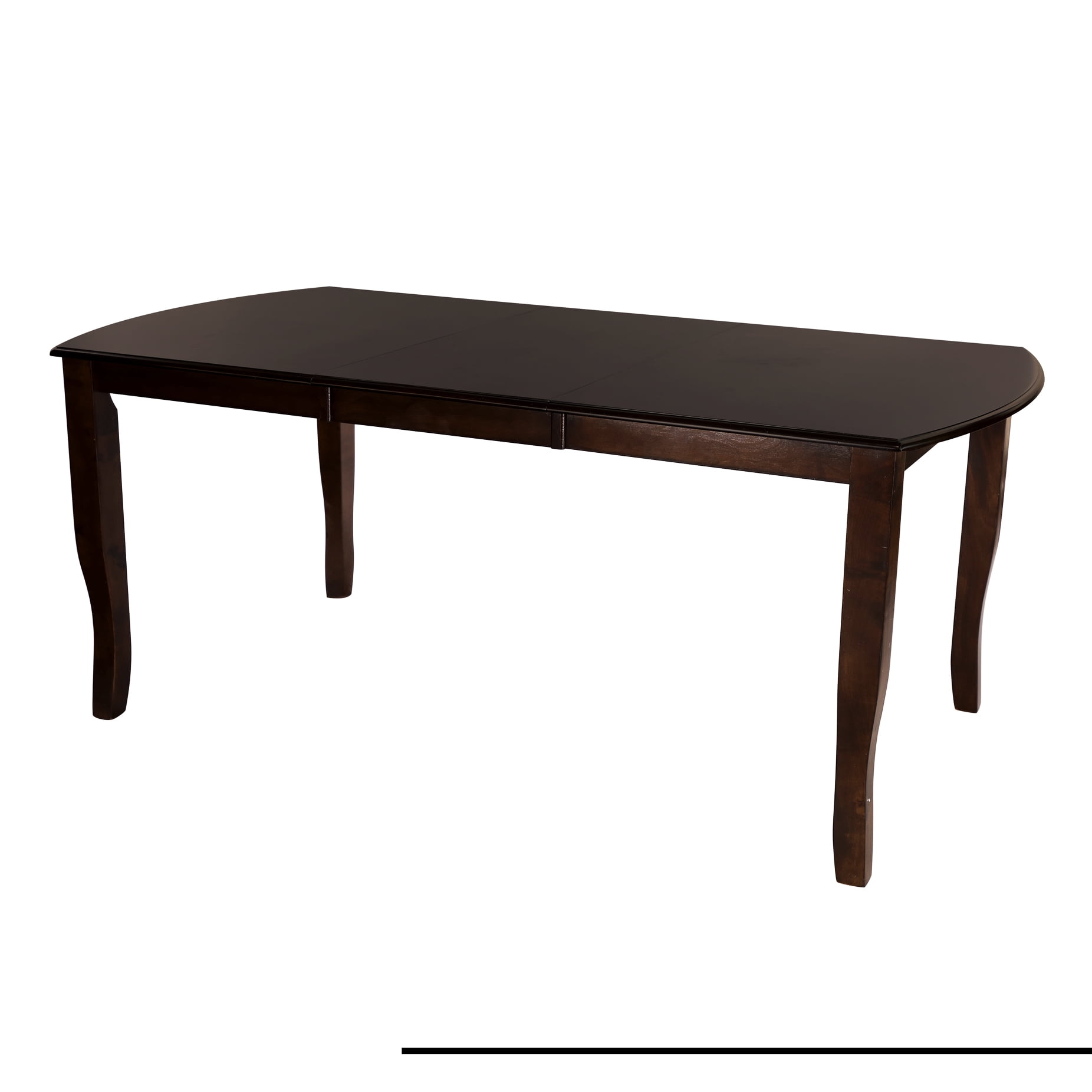 Dining Table With Dark Cherry Finish & Mango Veneer, Separate Extension ...