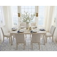 Dining Table and Chairs Set for 6, 66" Rectangular Modern Kitchen Table ...