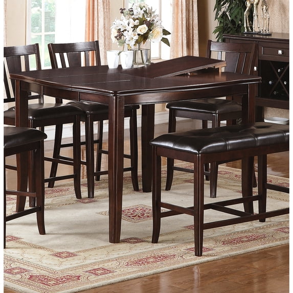Dining Table with Expandable Leaf | Suitable for Modern Kitchen and ...