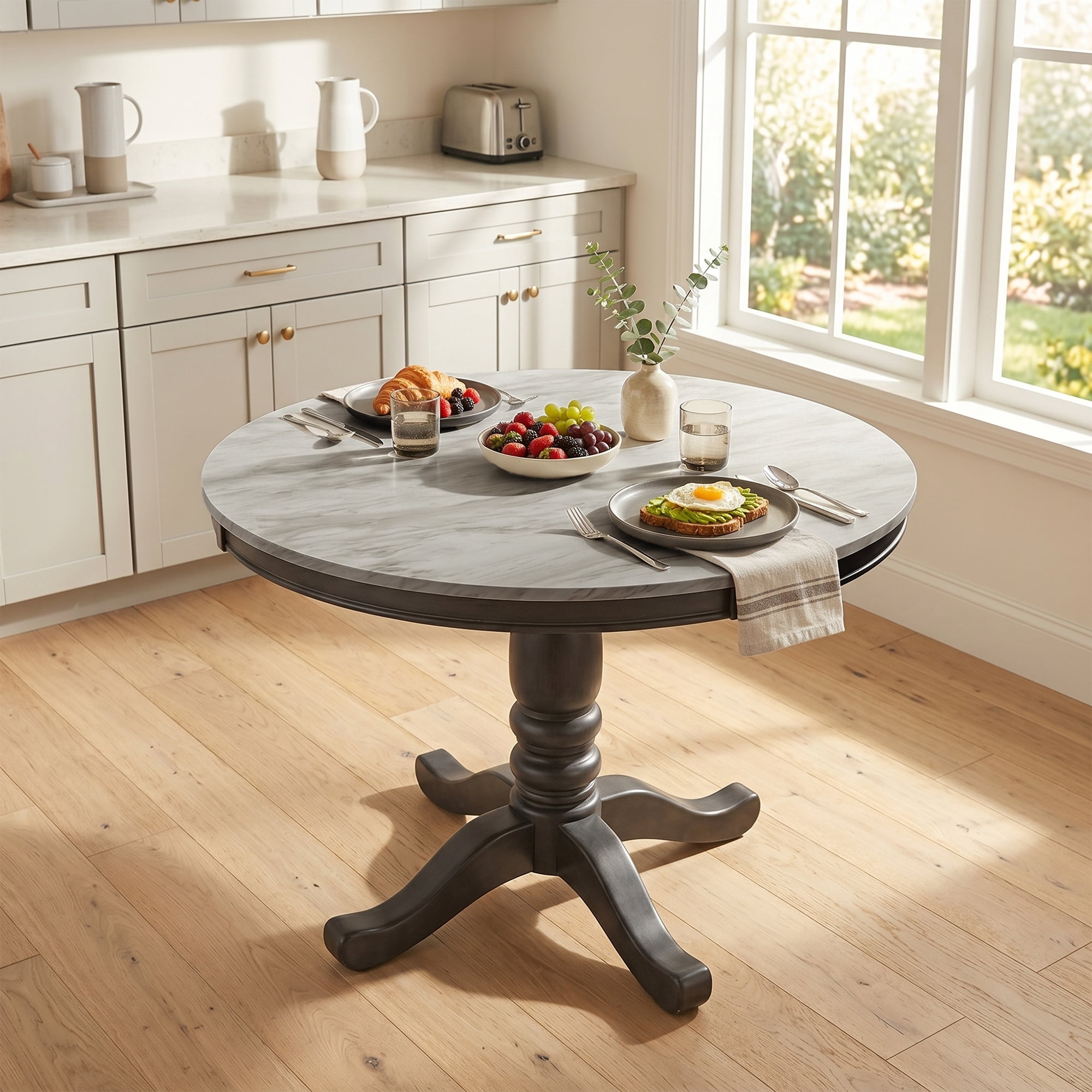 Dining TableKitchen Room Solid Wood Table - Walmart.com