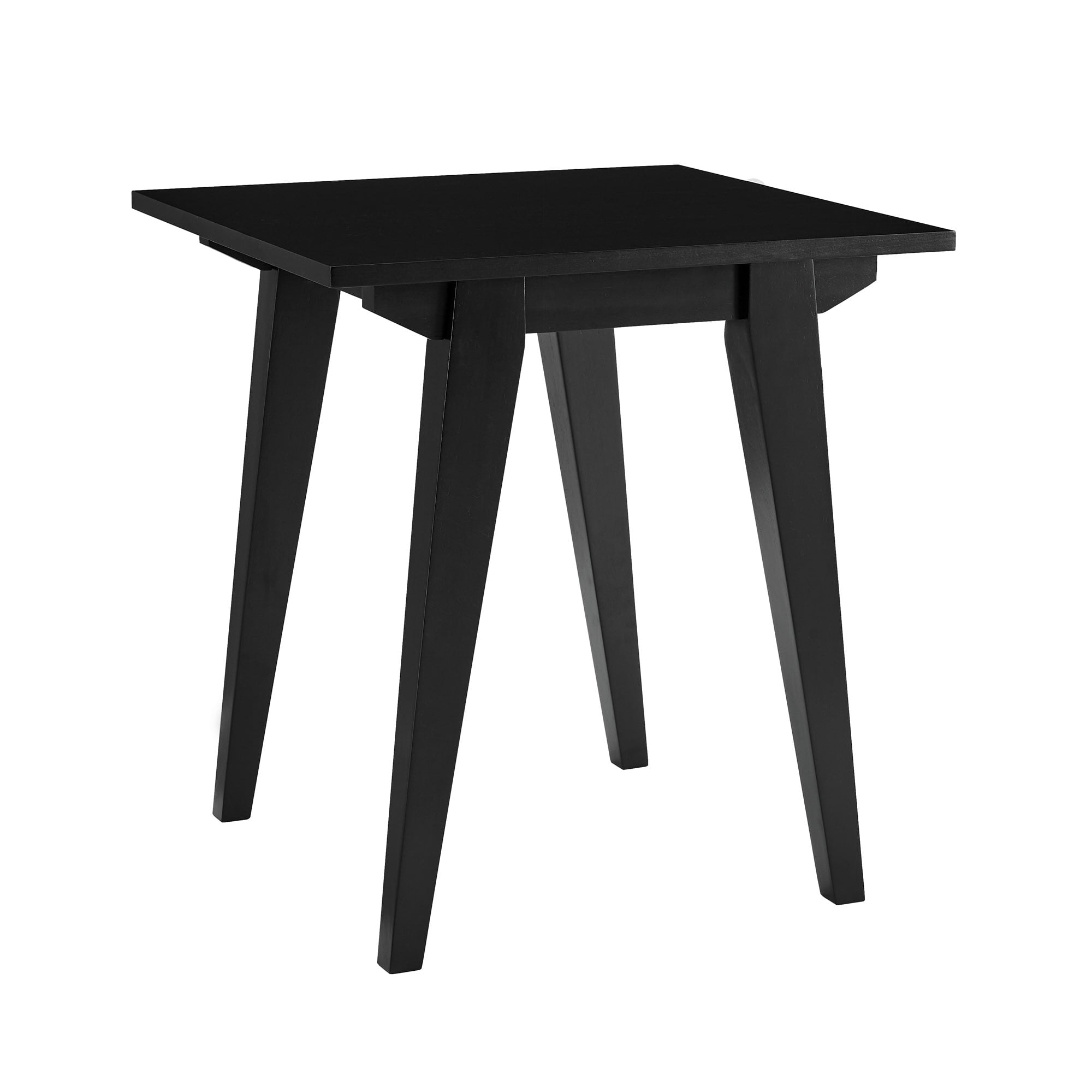 Dining Tables, Japandi Minimal Solid Wood Side Table – Black, Coffee ...