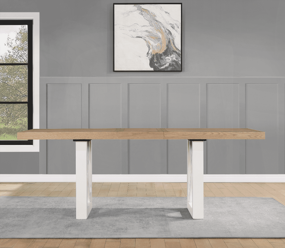 Magnolia | Counter Table - Light Brown | 80" to 96" Expandable for 10 ...