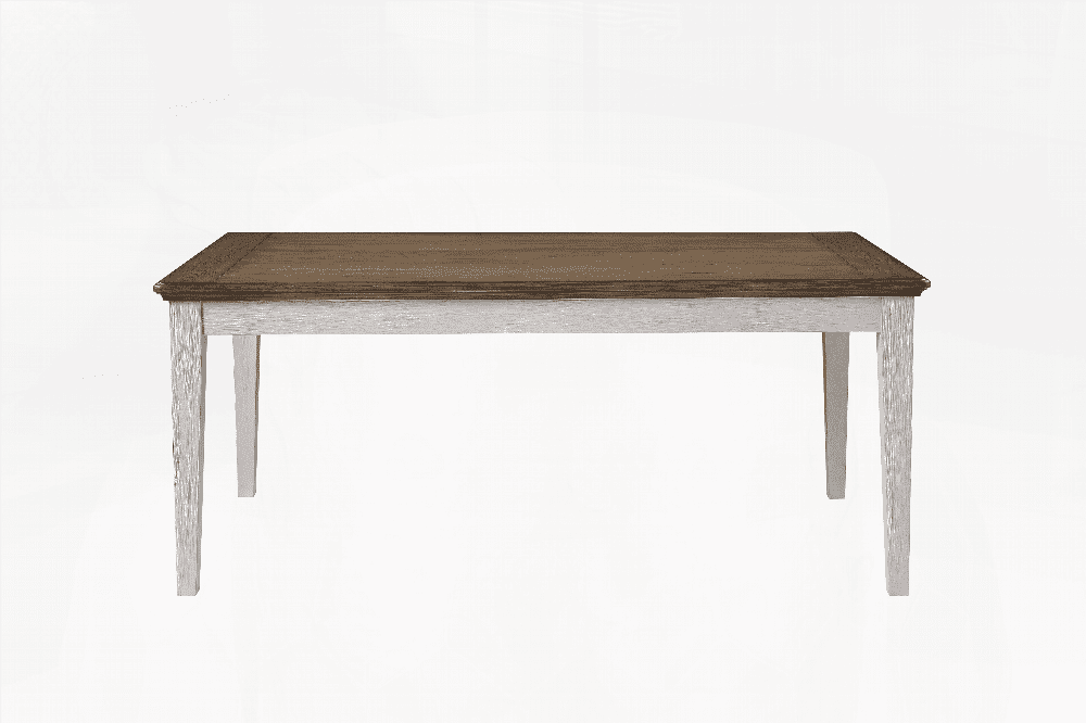 Pendleton - Dining Set (White) for 6 | Oak Veneer & Hardwood | Easy ...