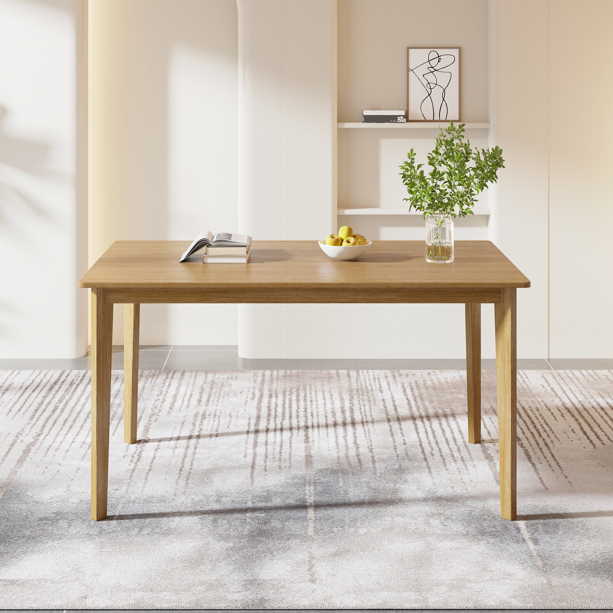 Dining Tables Rectangular dining table Scandinavian simple wind ...