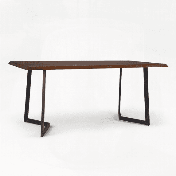 Watkins Dark Brown Dining Table - 72x36 inches, Accommodates 6, Mango ...