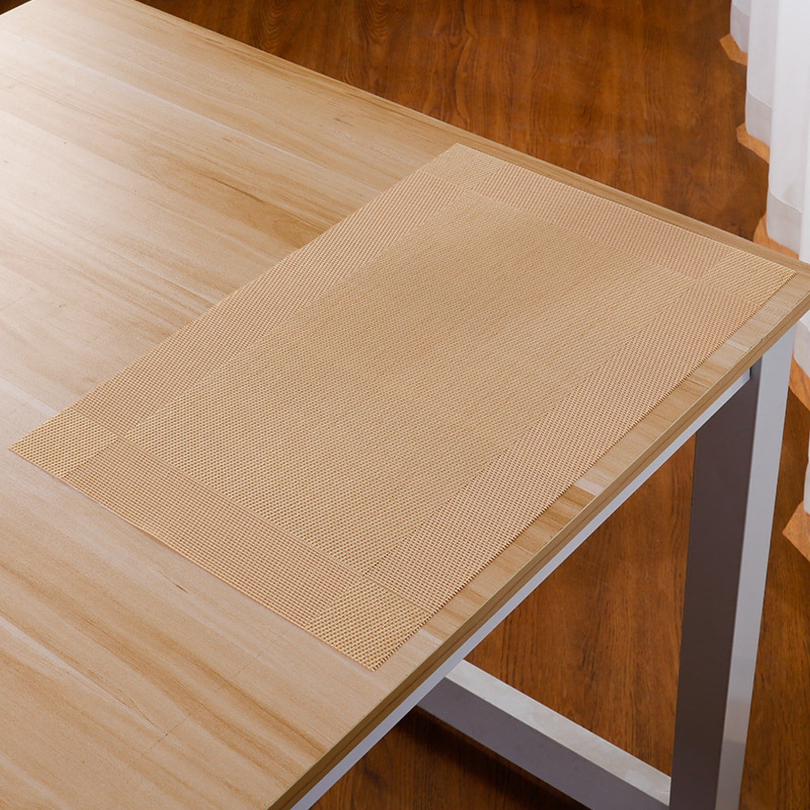 Dining mat! Elegant Placemats Placemats Stain PVC Table Mats Woven ...