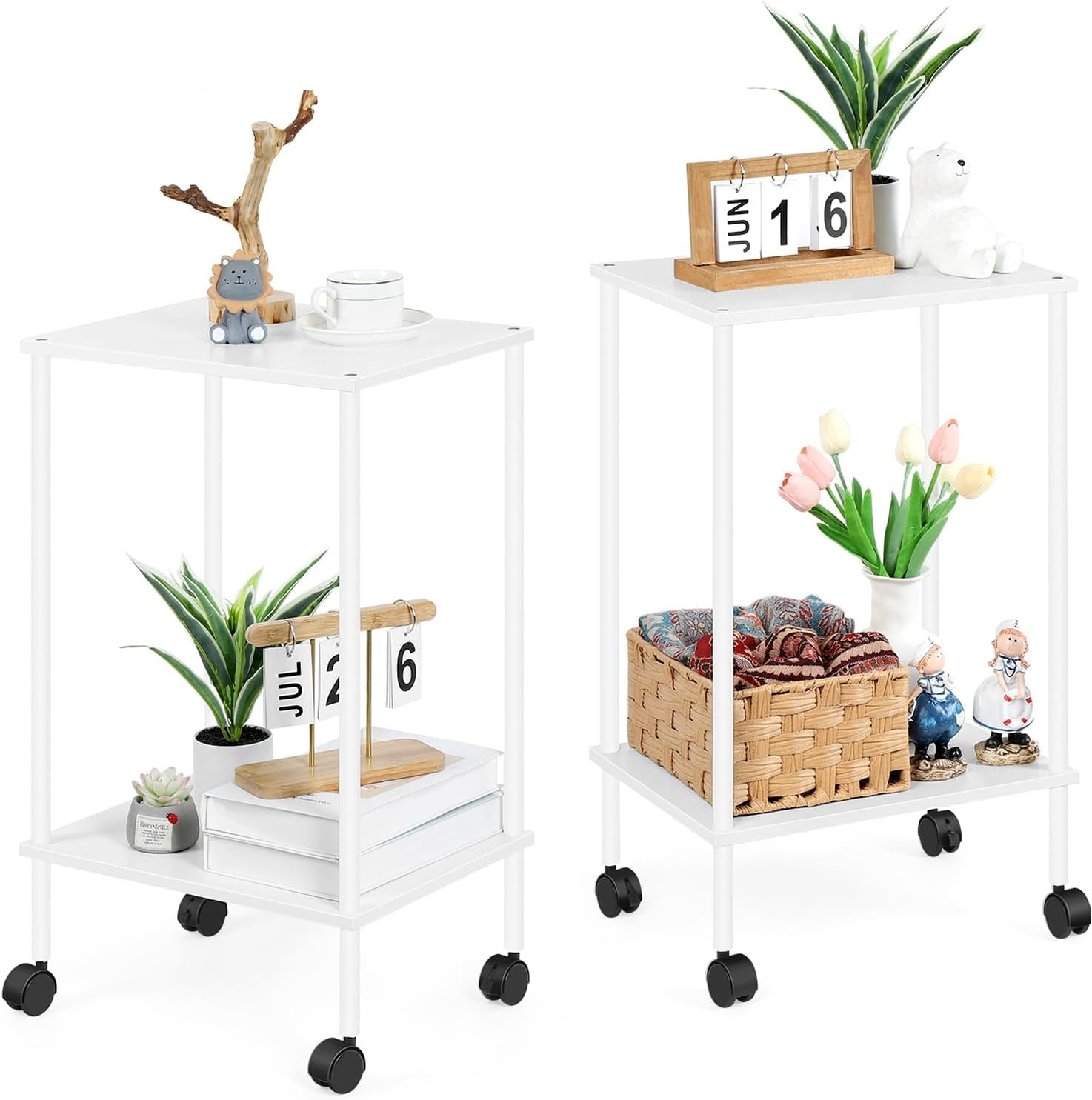 Dining side table Living room bedside table (narrow space) bedside ...