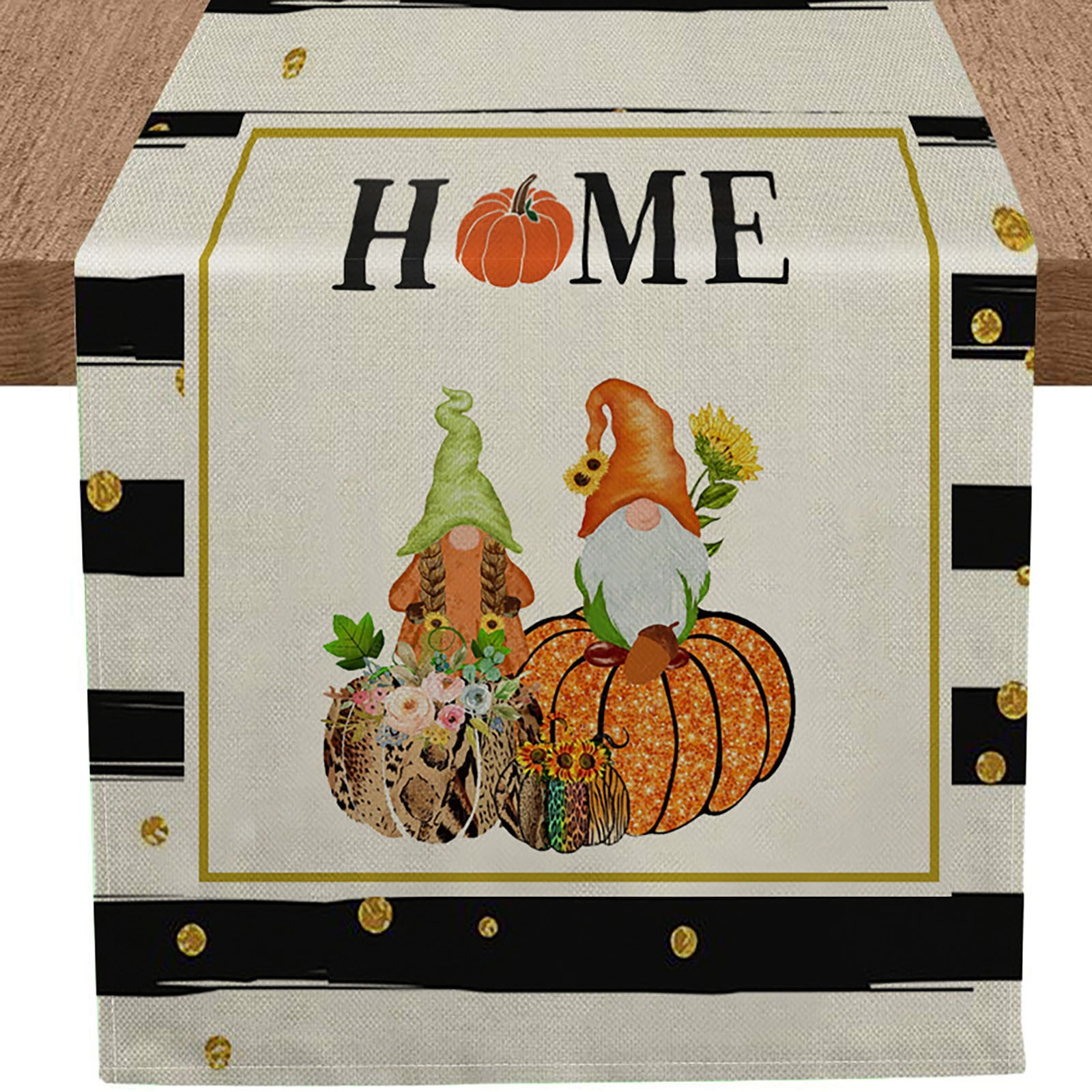 Dining table decor! Decorated Table Flags For Thanksgiving Family ...