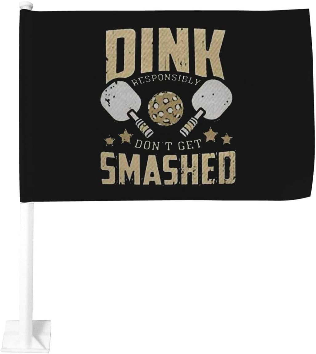 Dink of Pickleball Double Sided Car Flag 12x18in - Walmart.com