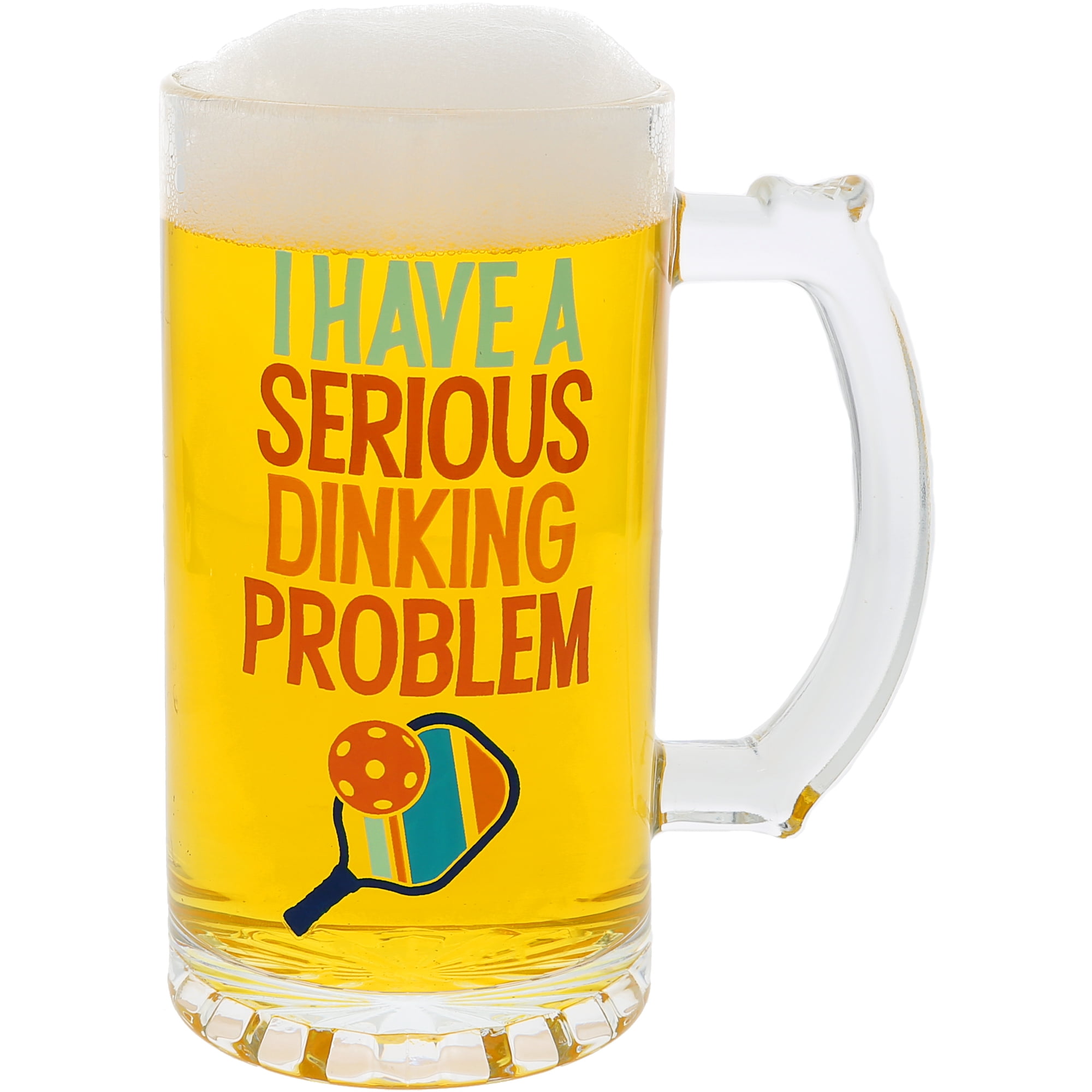 Pavilion Gift Company - Dinking Problem - 16 oz Glass Stein - Walmart.com