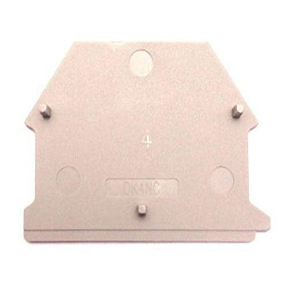 Dinkle DK4NC DIN Rail Terminal Block End Cover for DK2.5N DK4N, 100 Count (Pack of 1 ...