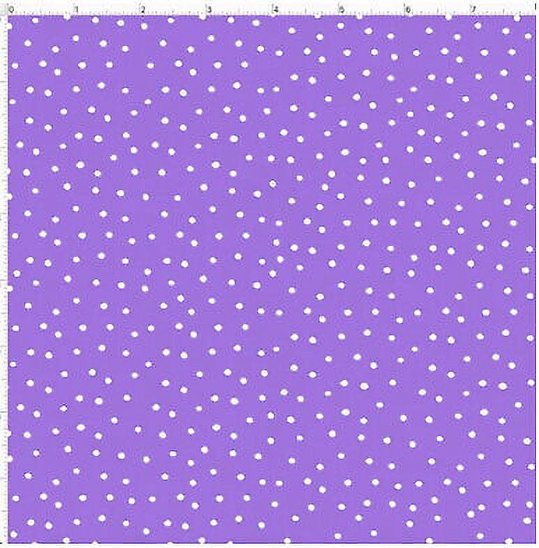 Dinky Dots Lilac with White Dots Cotton Fabric by Loralie Designs ...
