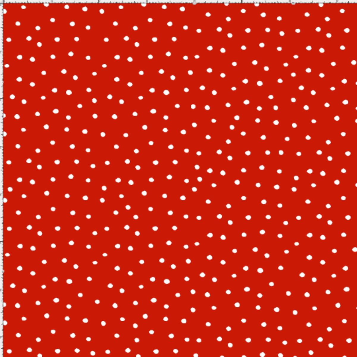 Dinky Dots Red with White Dots Cotton Fabric by Loralie Designs ...