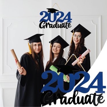 Graduation Decorations Class of 2024 Wood Sign and Congrats Grad Photo ...