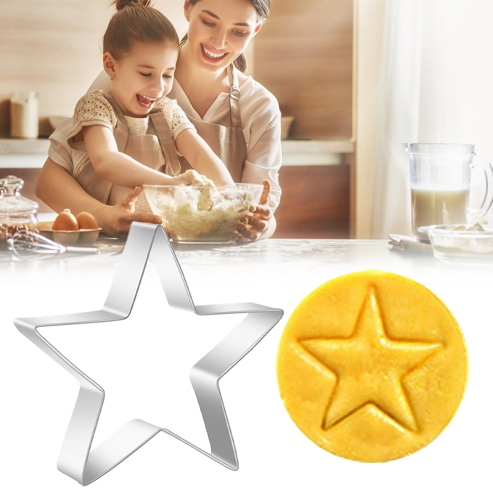 Dinmmgg Candy Molds Cookie Cutter Sets Star Circle Square Umbrella ...